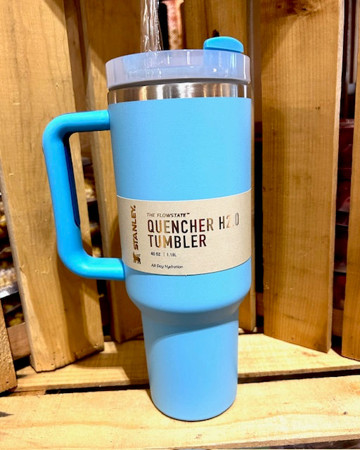 Stanley 40 oz. Quencher H2.0 FlowState Tumbler - Pool Blue – Harts on Broad