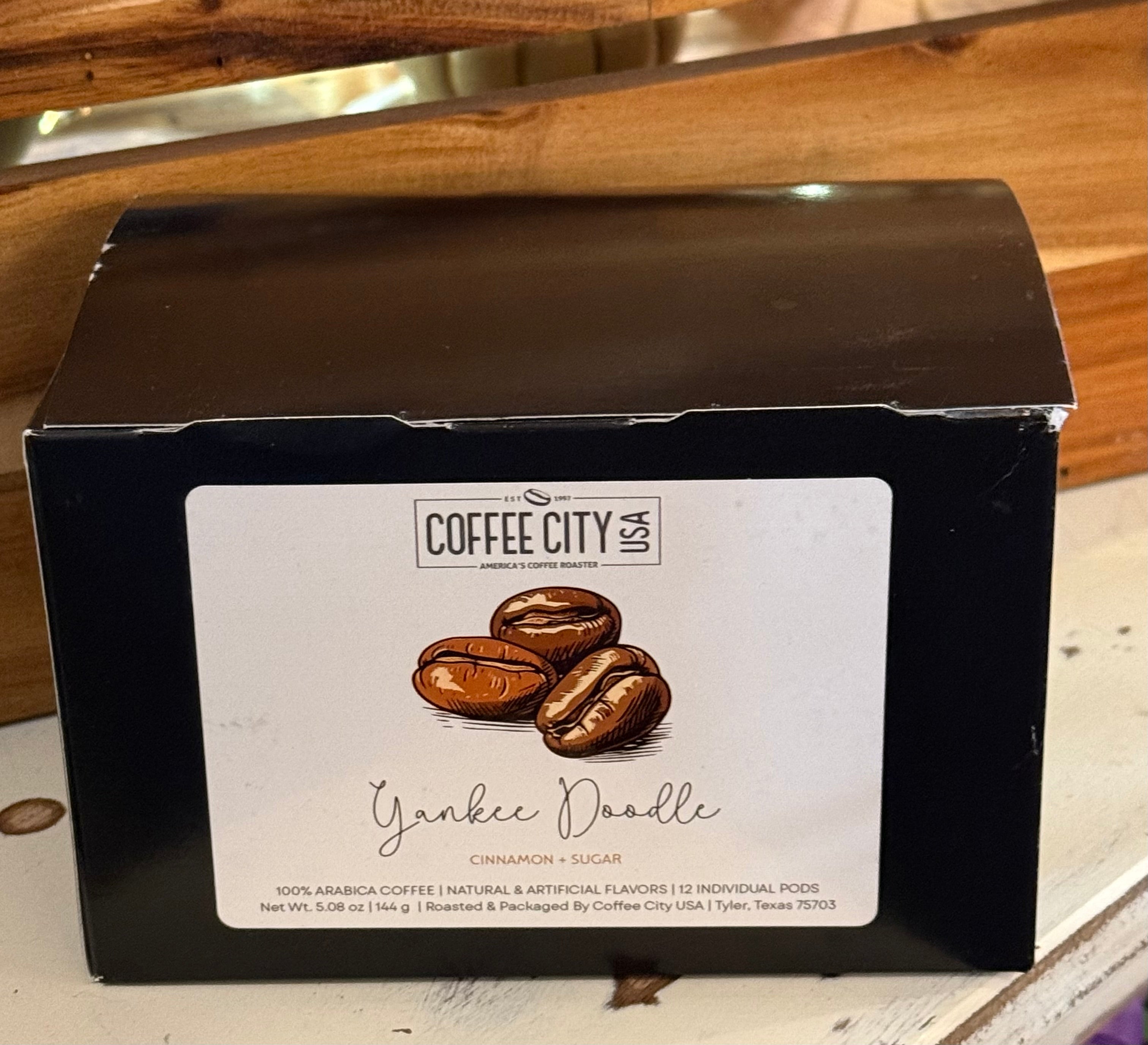 Coffee City USA Yankee Doodle Single Serve Pods – Harts on Broad